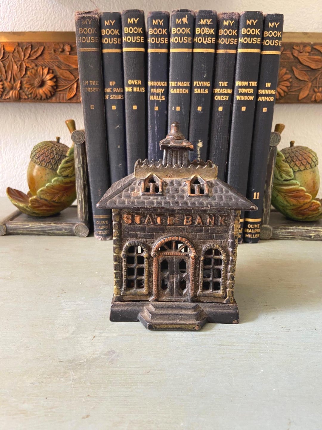 Antique Kenton Cast Iron State Bank Early 1900s - Etsy