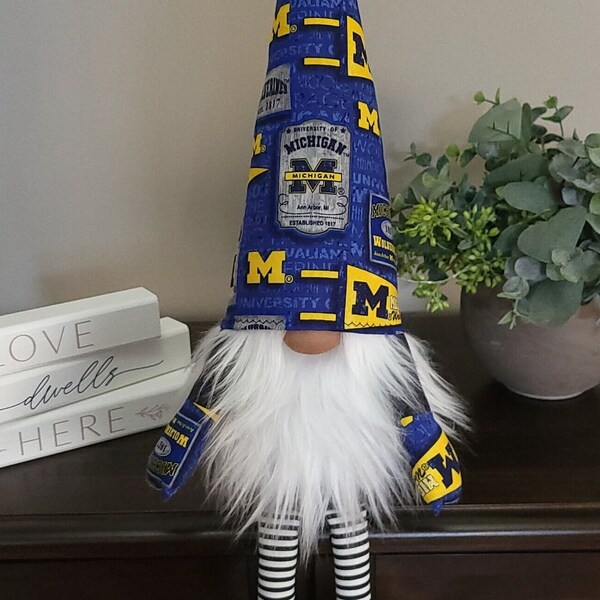 University of Michigan Gnome - Etsy