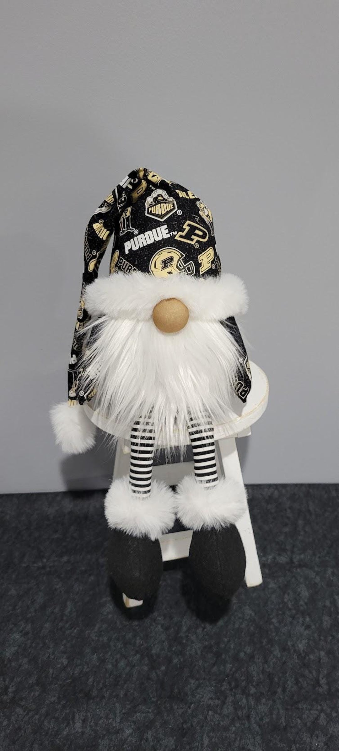 Handmade Purdue Boilermaker Gnome - Etsy