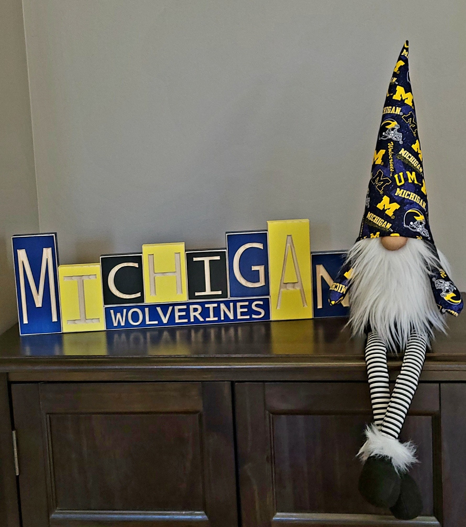 University of Michigan Wolverine Gnomes - Etsy