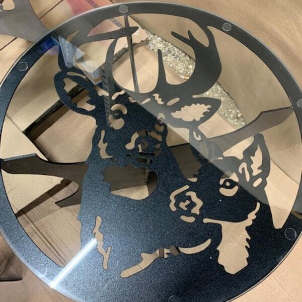 Deer End Table - Etsy