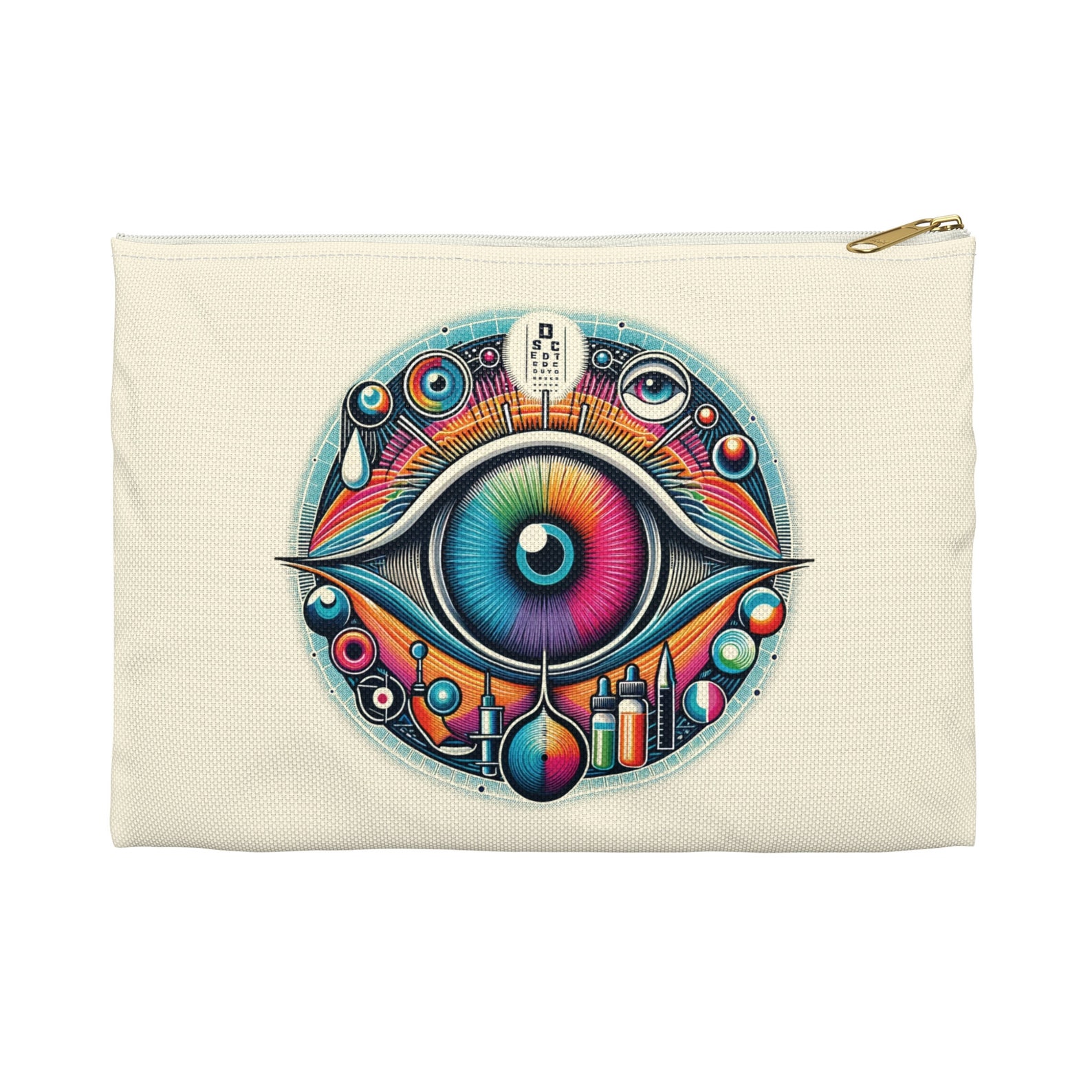 Visionary Science Flat Pouch Multi-use Bag for Optometrists & Opticians ...