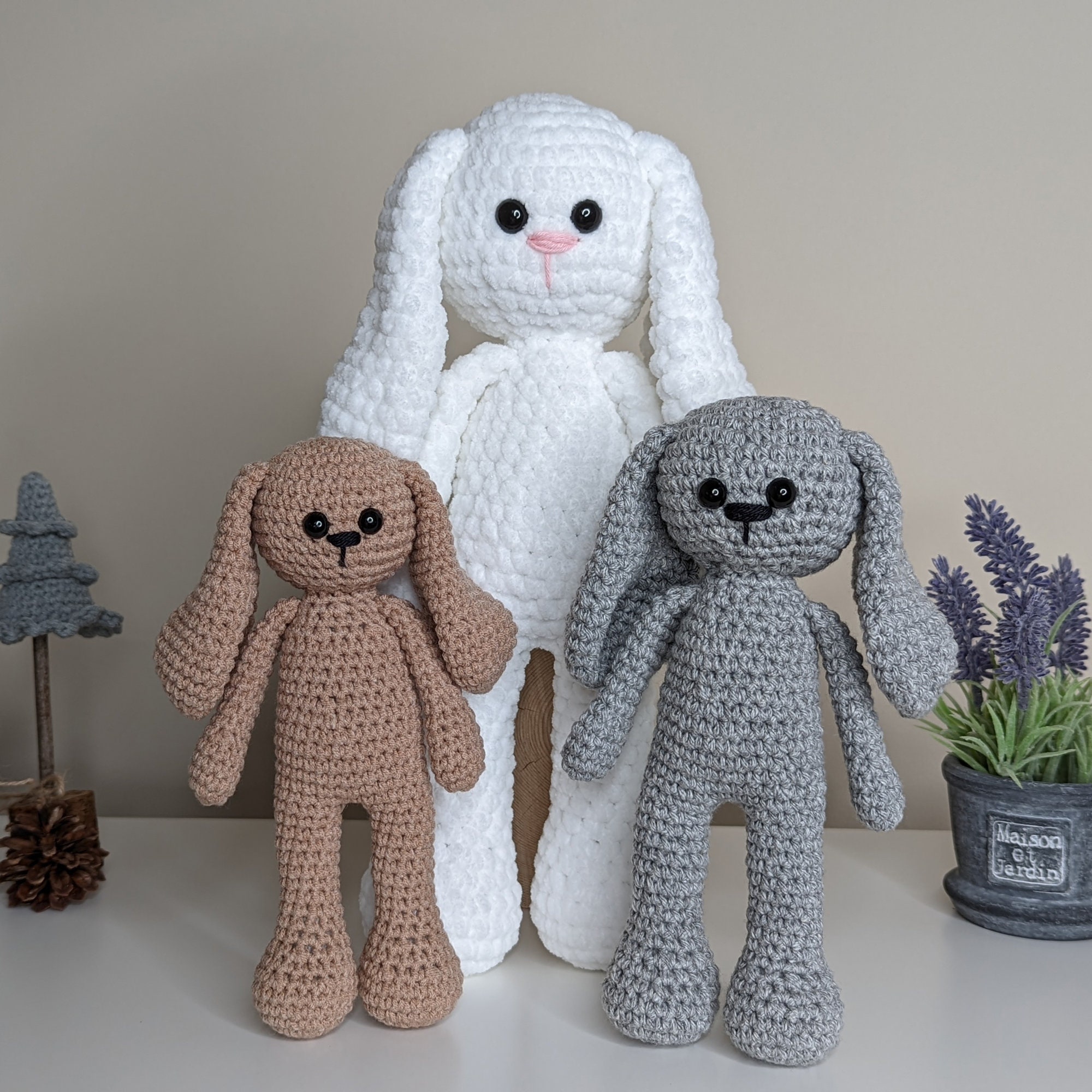 Crochet Bunny Pattern Bunny Pattern for Beginners Cute - Etsy