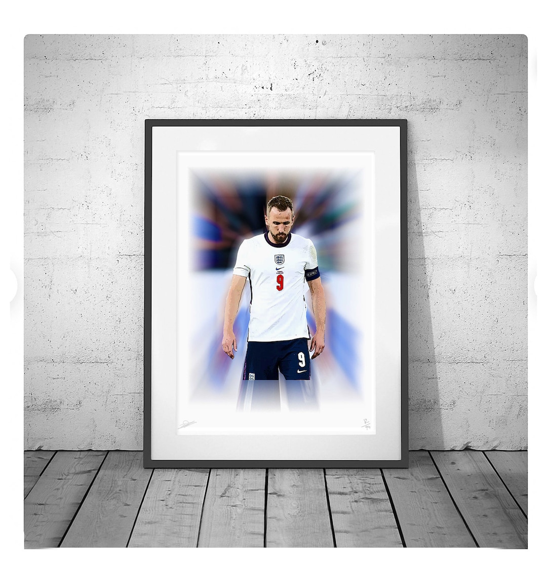 HARRY KANE - ENGLAND Poster, Harry Kane Poster, Harry Kane Print ...