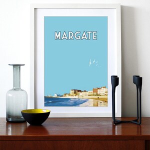 Margate - Signed Limited Edition Print - Travel Art Retro Seaside ...
