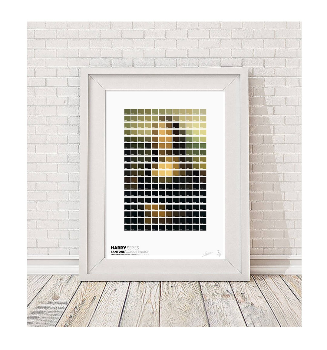 MONA LISA - Limited Edition Print - Abstract Colour Swatch Style ...