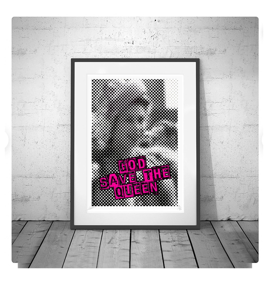 God Save the QUEEN - Limited Edition Print - Queen Elizabeth 2nd 11 ...