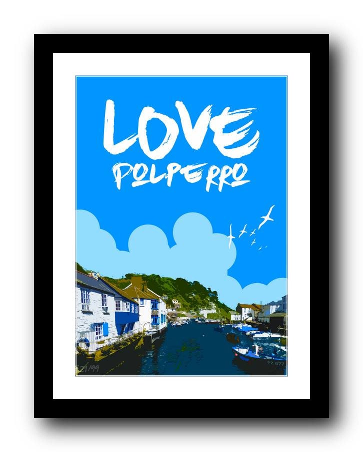 Polperro a Signed Limited Edition Print a Signed Limited Edition Print ...