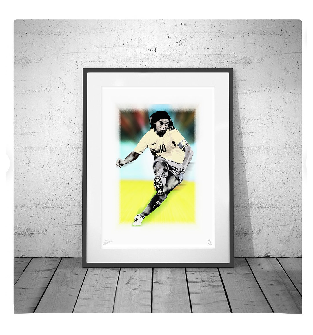 RONALDINHO - BRAZIL Psg Poster, Ronaldinho Poster Print, PSG Poster ...