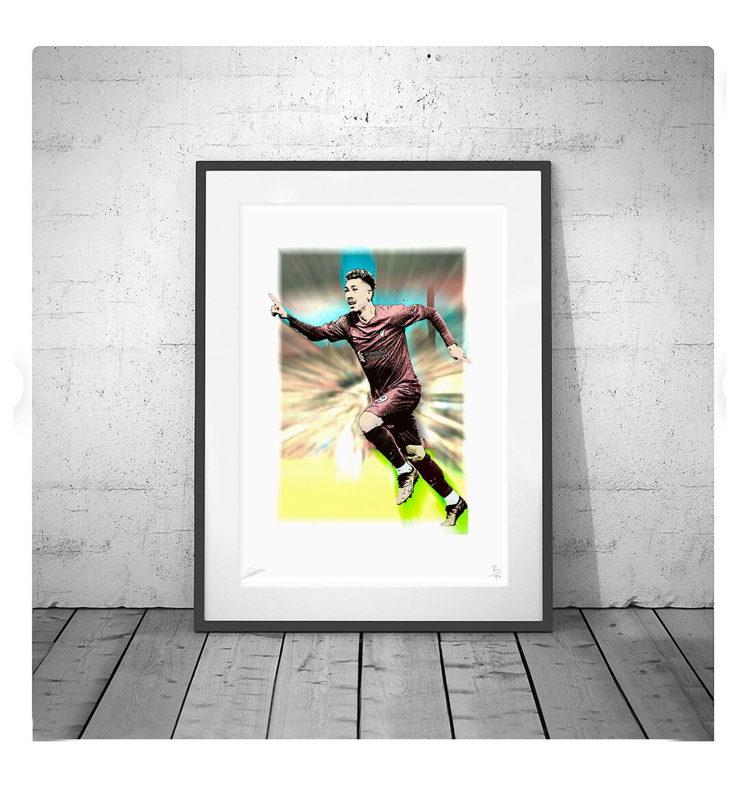 FIRMINO - Liverpool Poster, Firmino Poster, Firmino Print, Liverpool ...