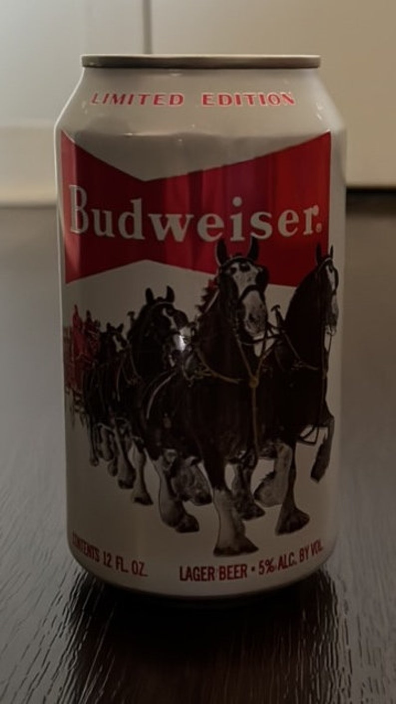 Budweiser Holiday Beer Can Candles - Etsy