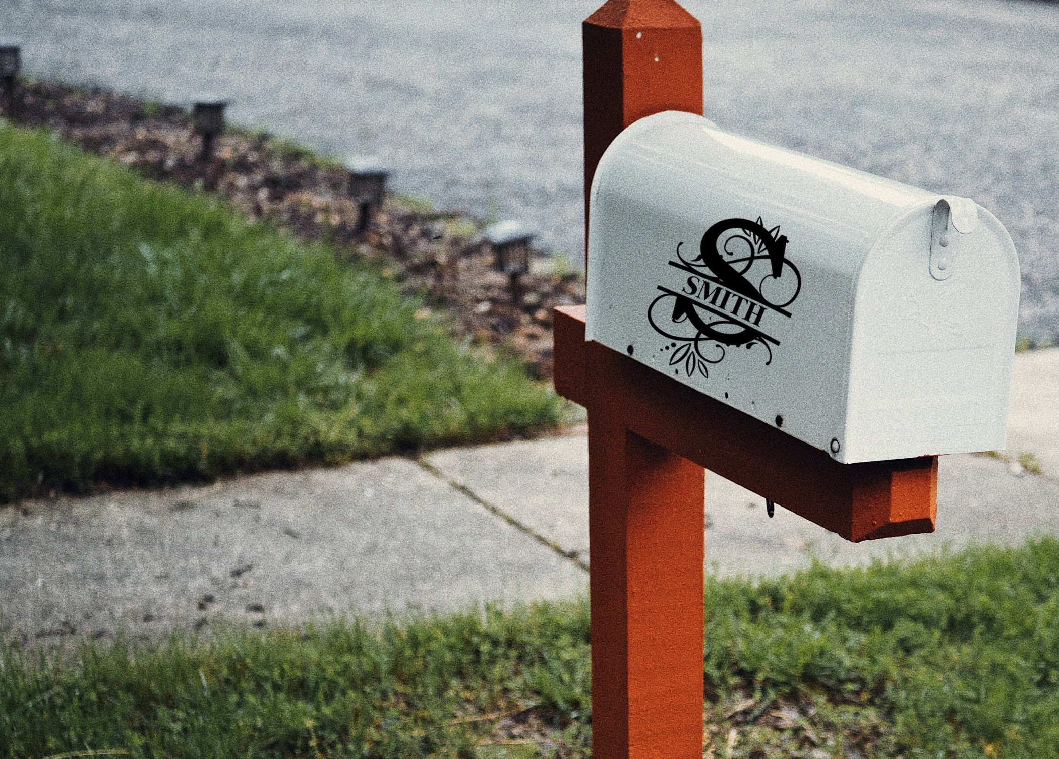 Custom Name Mailbox Vinyl Decal - Permanent Vinyl Decal - Etsy
