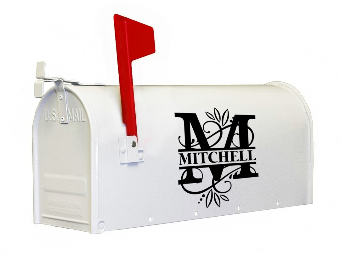 Custom Name Mailbox Vinyl Decal Permanent Vinyl Decal - Etsy
