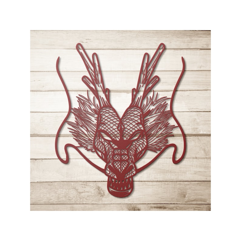Shenron Dragon Steel Wall Art, DBZ Anime Gift - Etsy