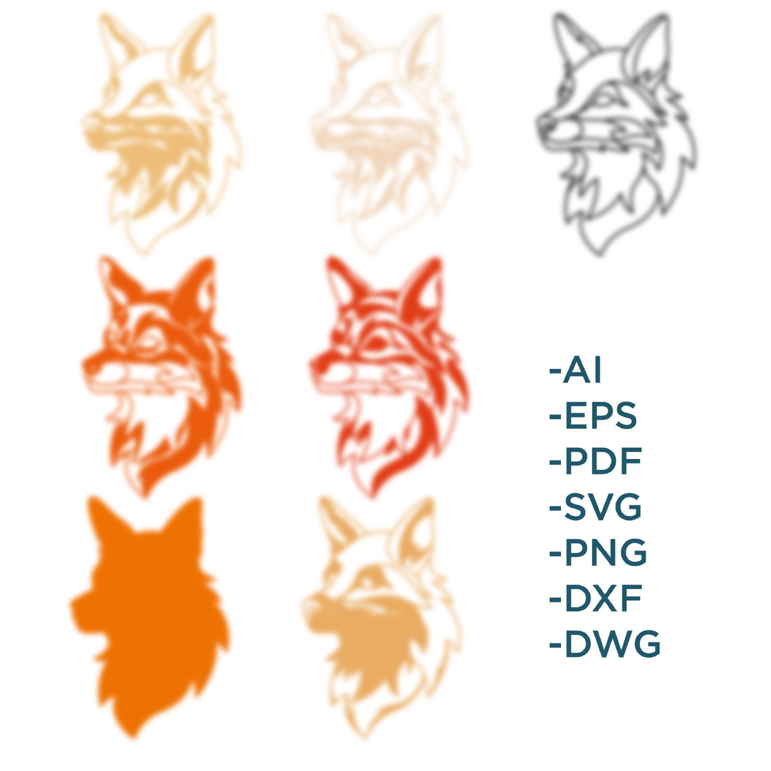 Fox Multilayer SVG, Fox 3D Mandala SVG Files, Laser Cut Files, Cricut ...