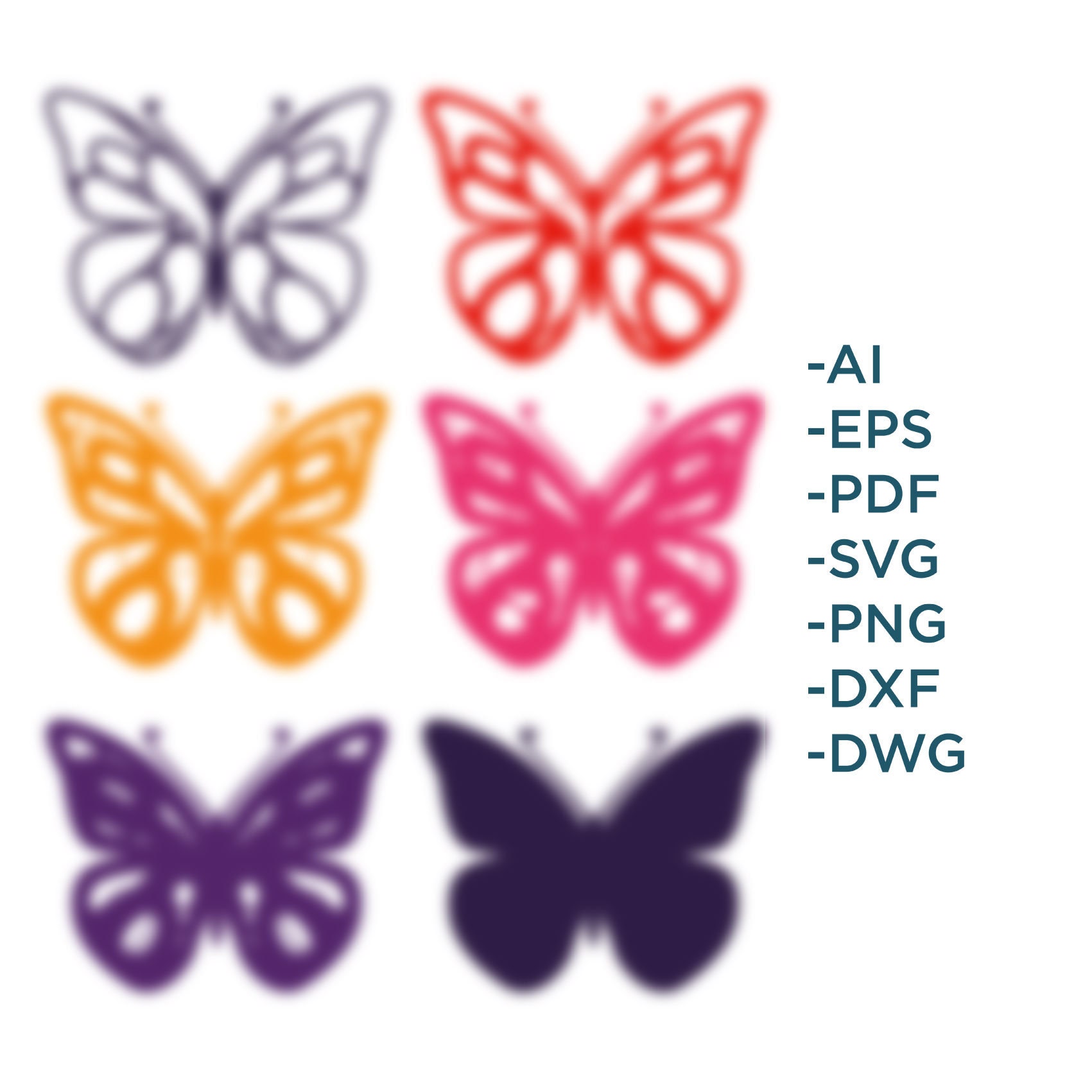 Butterfly Multilayer SVG 3D Mandala SVG Files Multilayer - Etsy