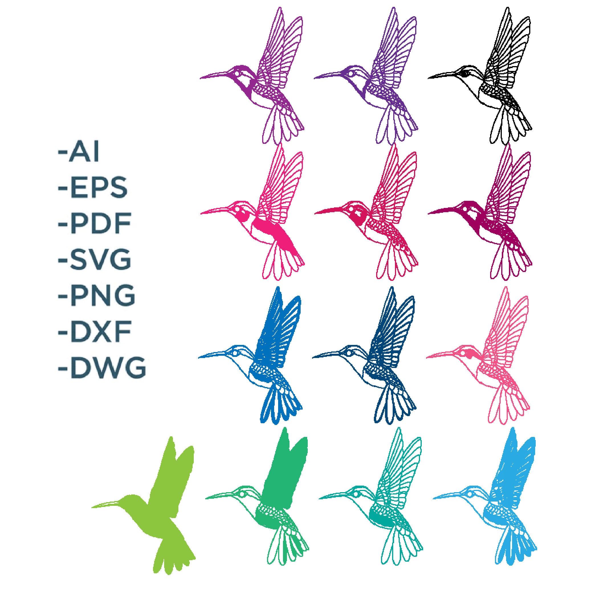 Hummingbird Mandala SVG Hummingbird 3D Layered Multilayer - Etsy