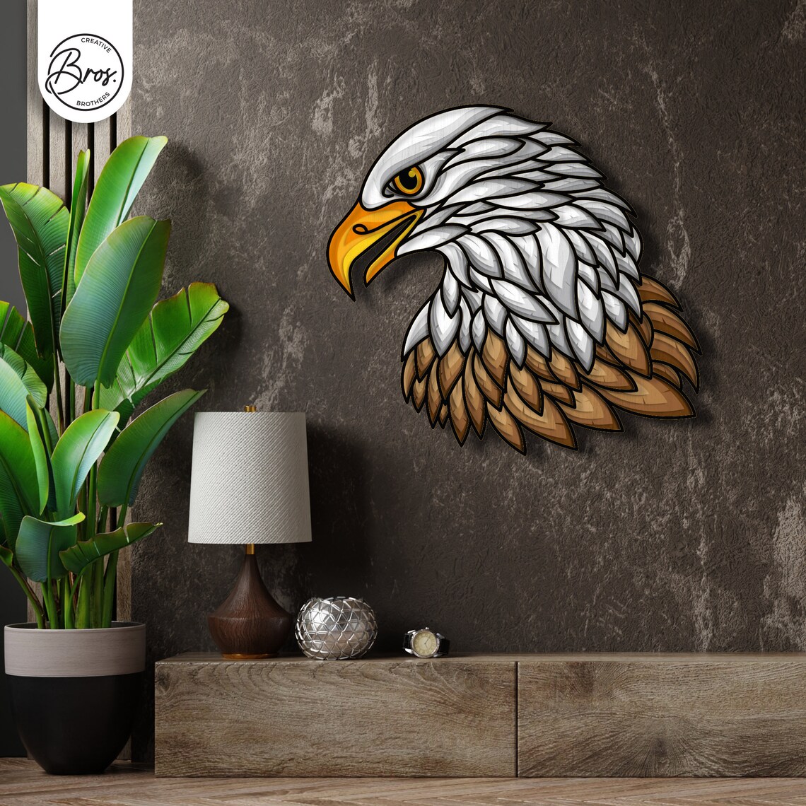 Eagle Multilayer SVG Eagle 3D Mandala SVG Files Multilayer - Etsy