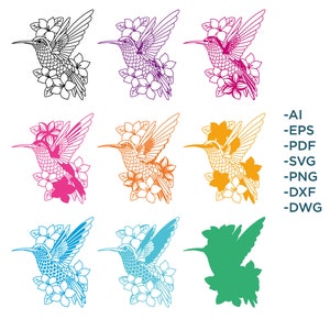Hummingbird Mandala SVG, Hummingbird 3D Layered, Multilayer Panel for ...