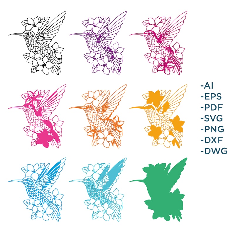 Hummingbird Mandala SVG Hummingbird 3D Layered Multilayer - Etsy