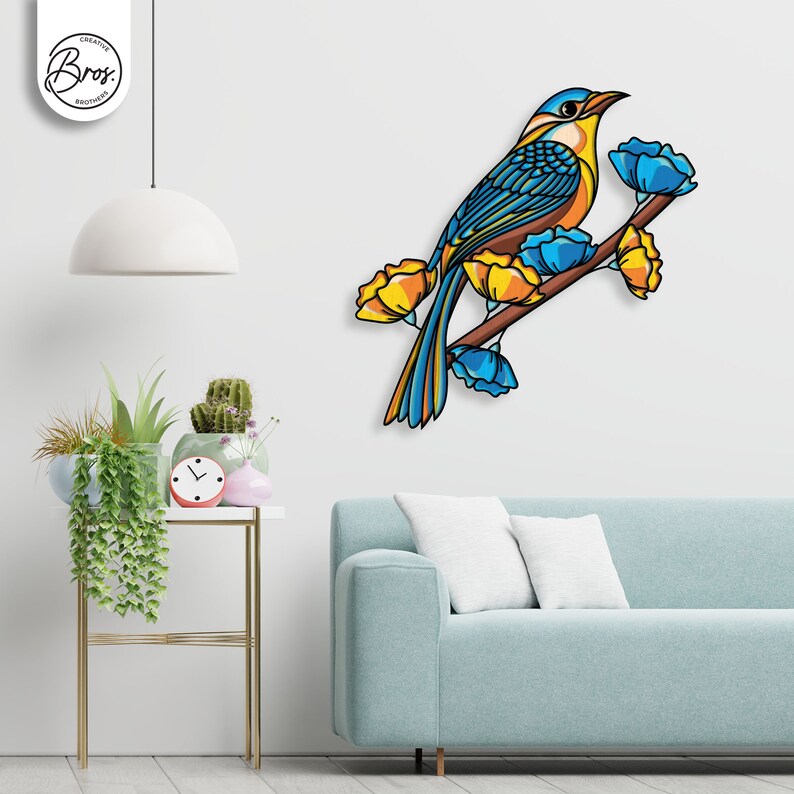 Sparrow Mandala SVG Sparrow 3D Layered Multilayer Panel for - Etsy