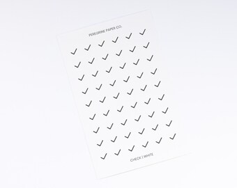 Check Mark Sticker Sheet - Etsy