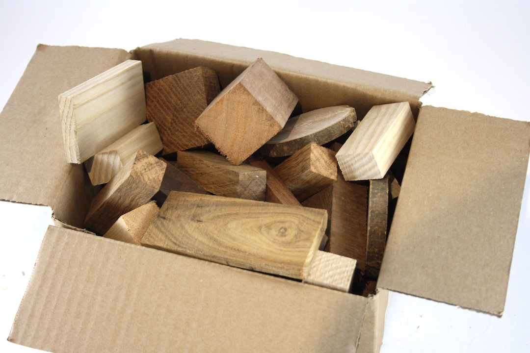 Mixed Variety Box of Wood Offcuts - - Etsy