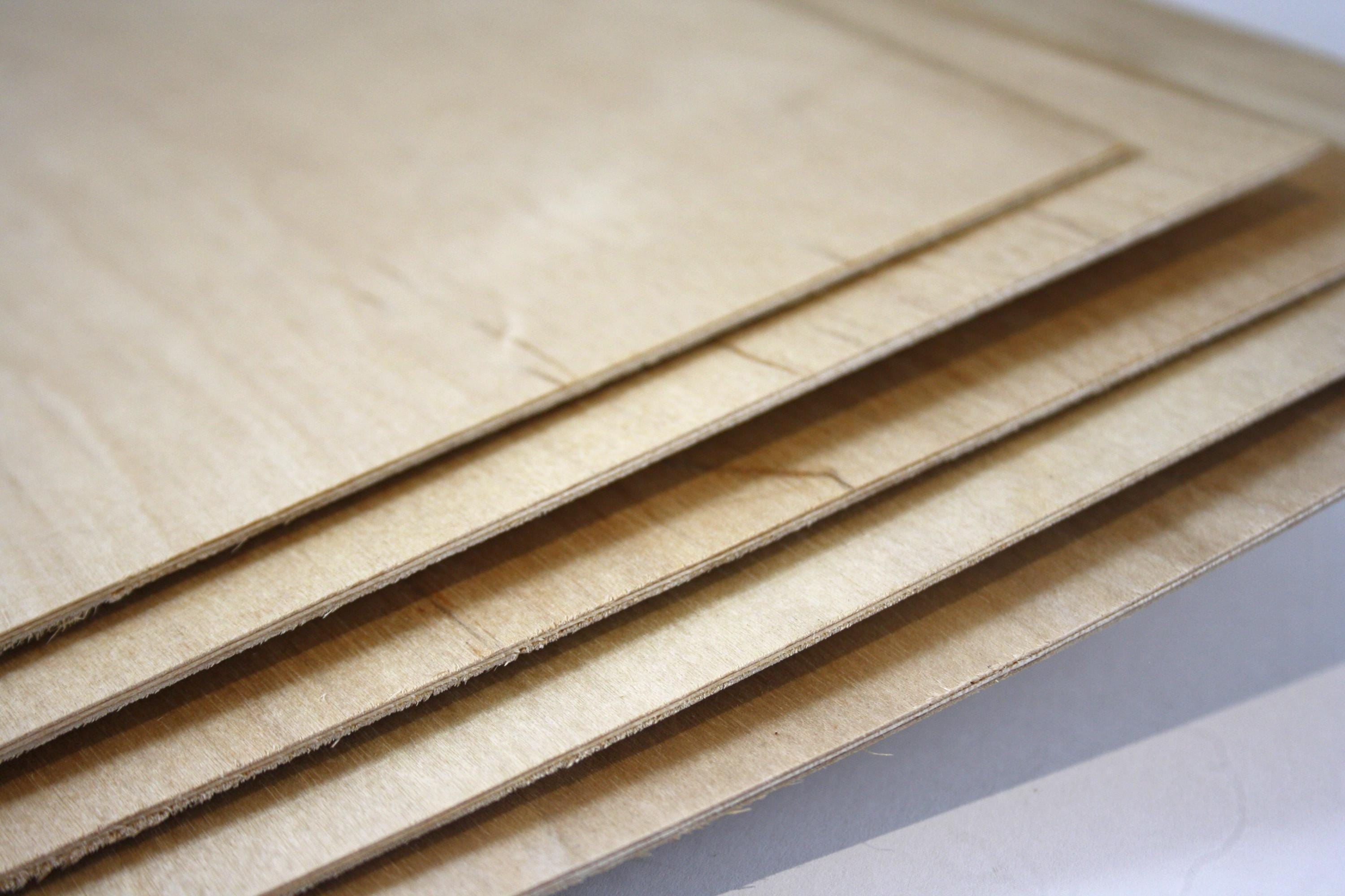 Thin Plywood Sheets for Modelling and Craft - Pack of 5 - Etsy