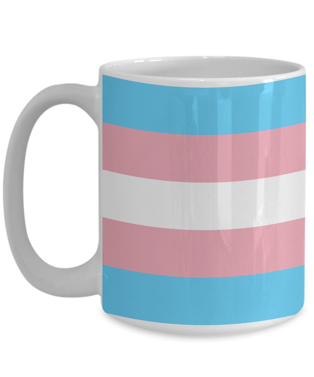 Transgender Flag Mug, Trans Coffee Mug, Transgender Pride Mug, LGBT ...
