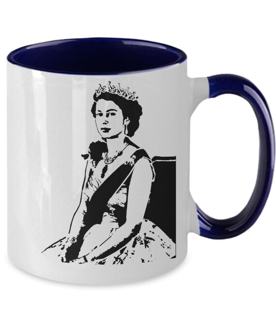 The Queen Queen Elizabeth II Platinum Jubilee Mug Queens - Etsy
