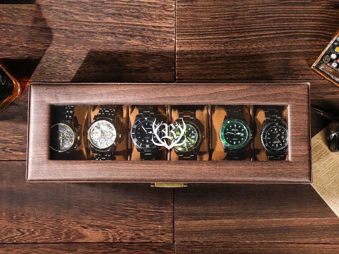Personalized Watch Box Watch Box for Men Gifts for Father - Etsy