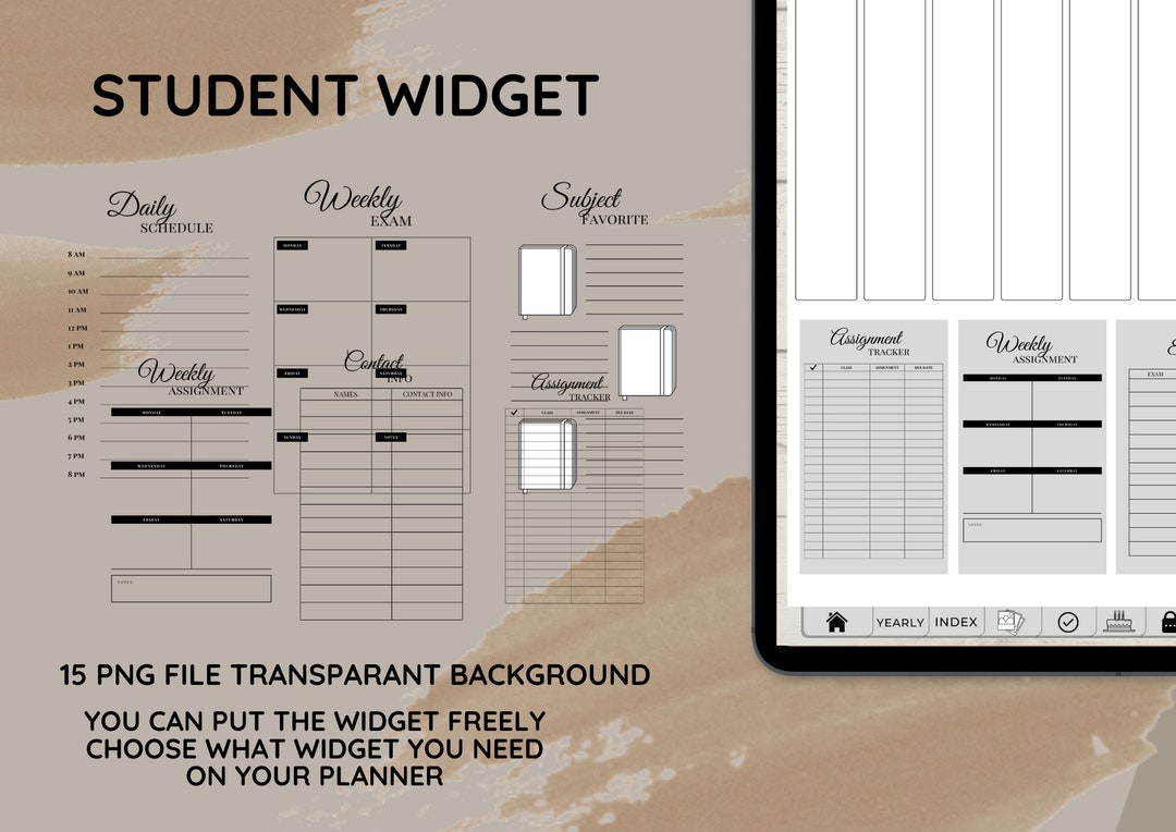 Student Life Widget, Student Widget, Widget, Life Widget, Widget ...