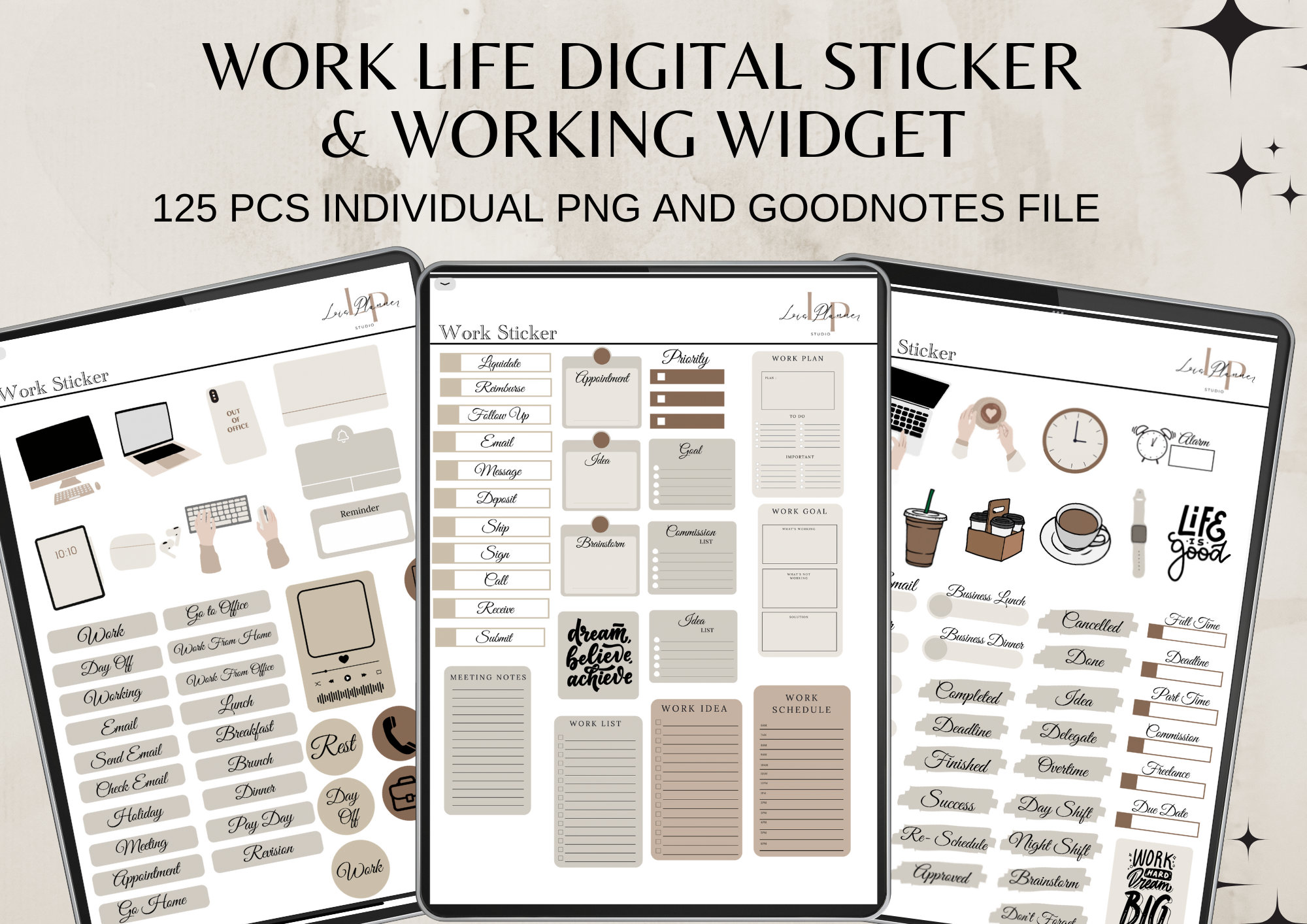 Work Digital Sticker, Working Life Digital Sticker, Working Life Widget ...