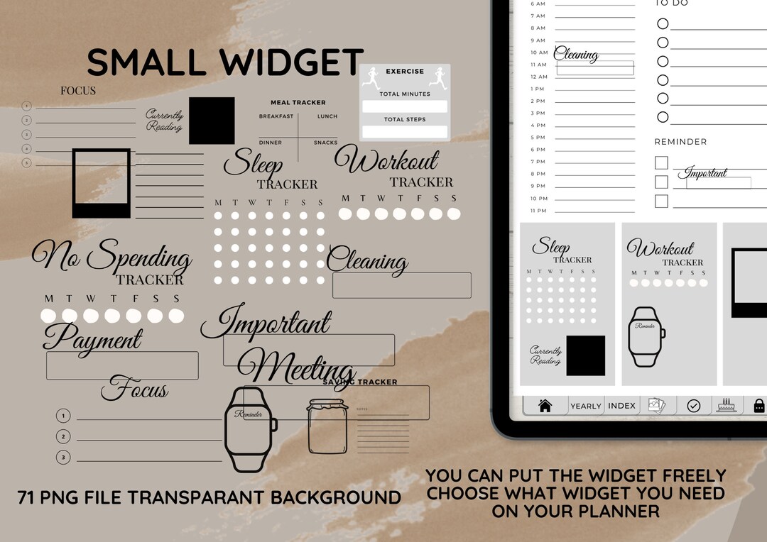Small Widget, Life Widget, Small Life Widget, Planner Widget ...