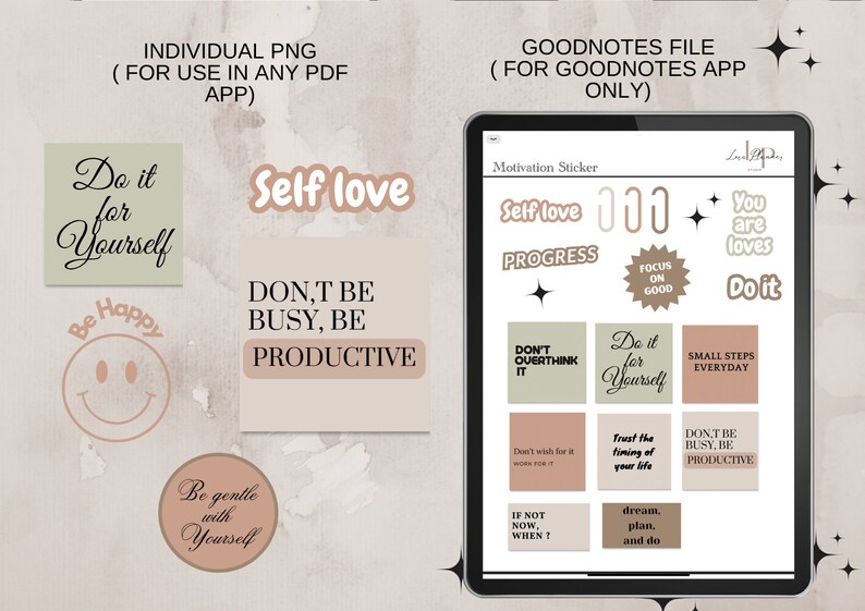 Motivation Digital Sticker, Motivation Sticker, Quotes Digital Sticker ...