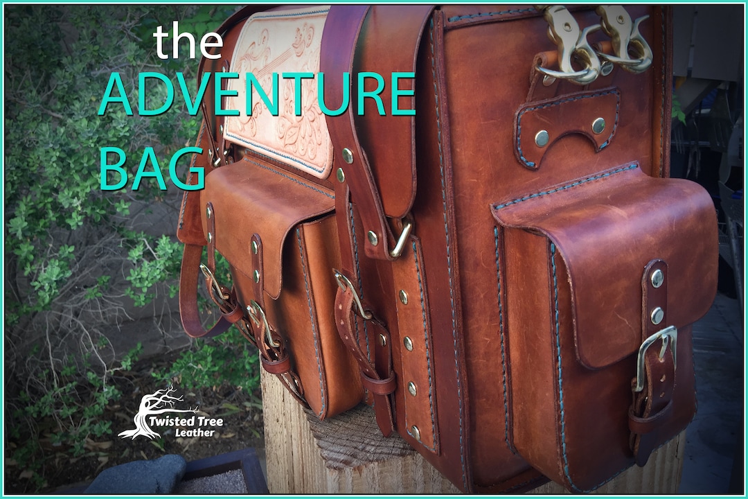 The Adventure Bag - Leather Overnight Travel Bag - Etsy