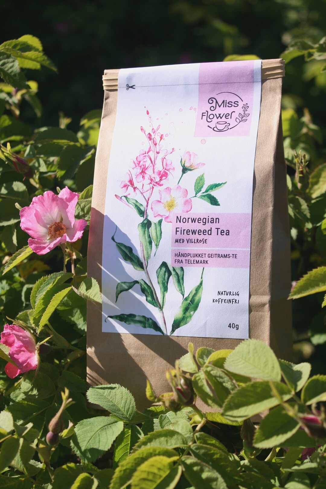 Norwegian Fireweed Tea With Rose Ivan Chai-geitrams Te Made in Norway ...