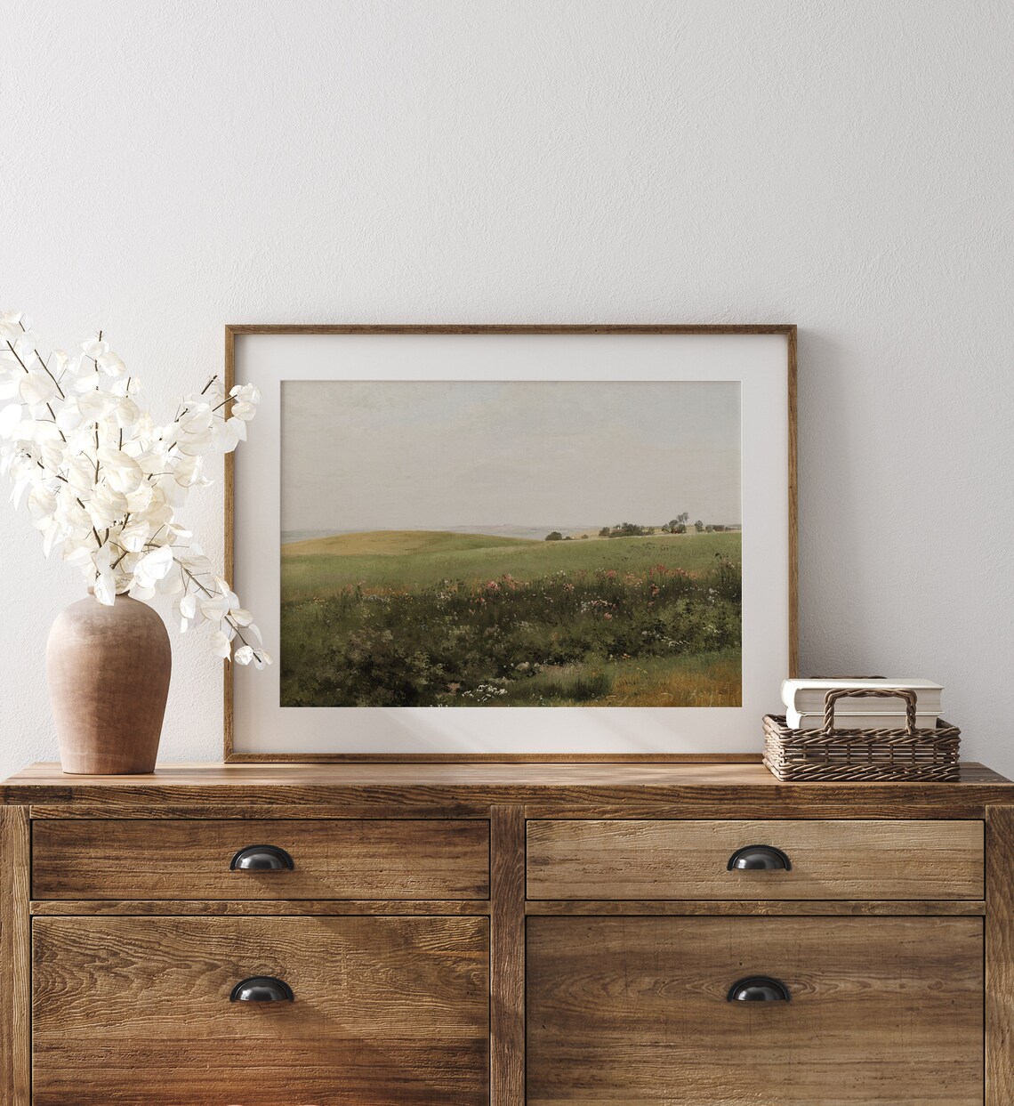 Spring Summer Grass Field Meadow Painting | Vintage Wall Art Digital ...