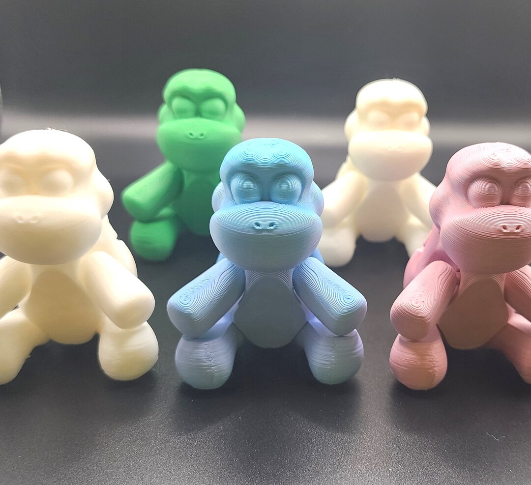 Fidget Turtles Flexible 3D Printed Rave Trinket - Etsy