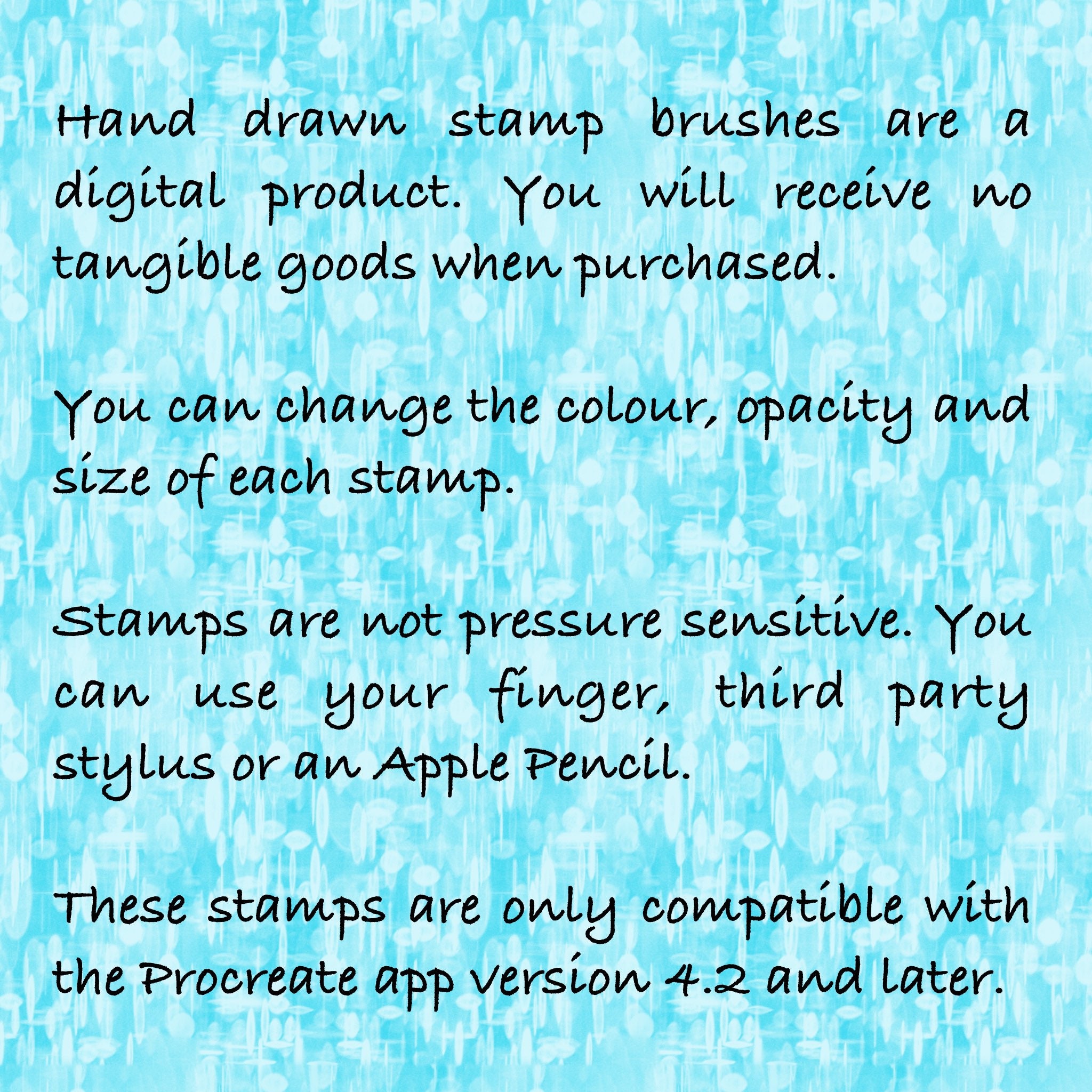 60 Hand Drawn Love Theme Stamp Procreate Brushes and 3 Colour - Etsy