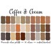 Coffee & Cream Colour Palette - Etsy