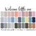 Welcome Little One, Neutral Baby Colour Palette. - Etsy