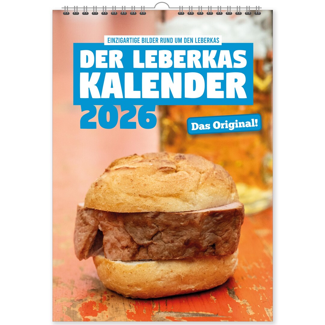 The Leberkas Calendar 2026 - Wall Calendar DIN A4 Format (21 X 29.7 Cm ...