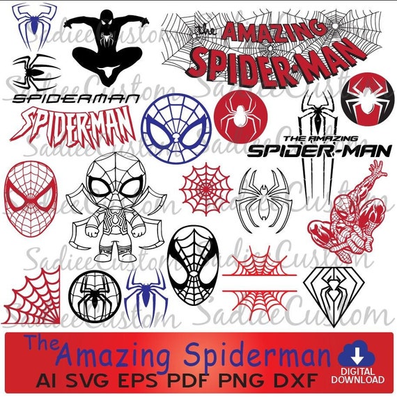 Spiderman Svg Spiderman Bundlesthe Amazing Spiderman - Etsy
