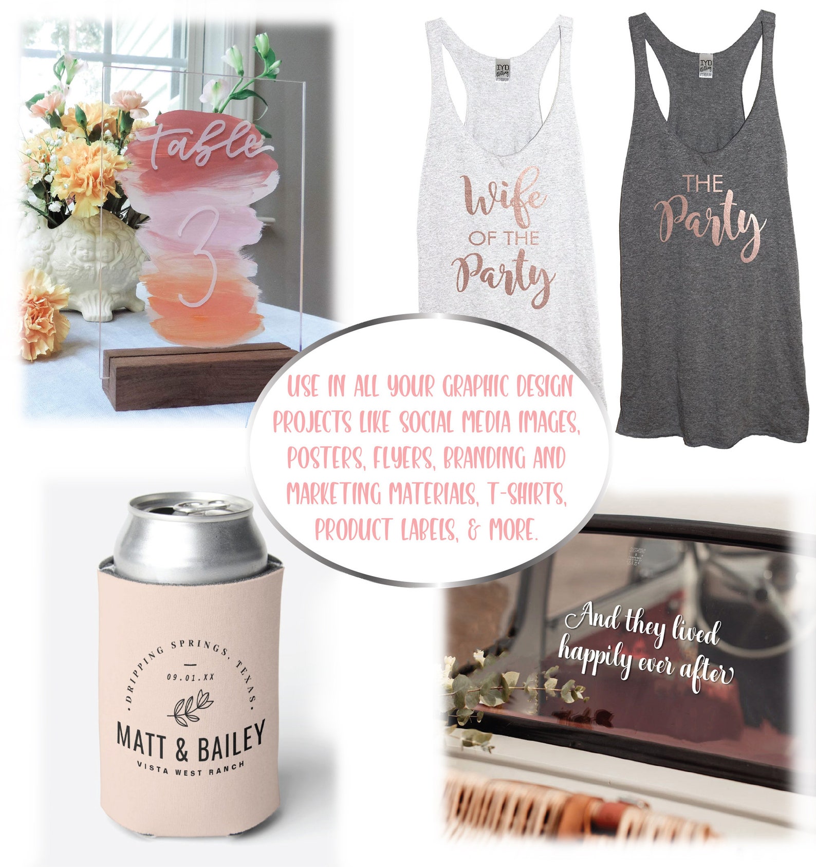 Crafting Handwritten Fonts Font Bundle Branding Fonts | Etsy