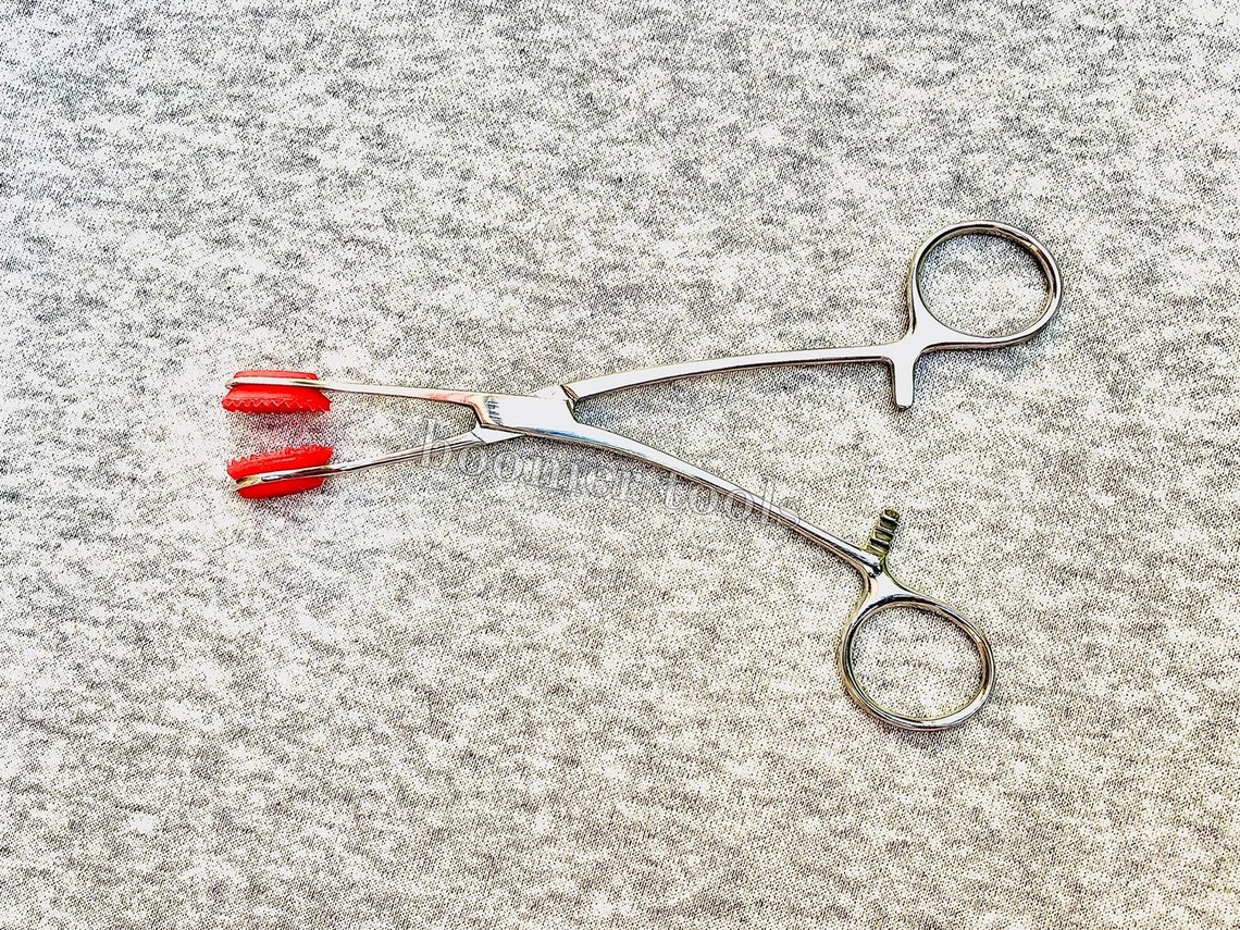 Young Tongue Forceps Surgical Oral Medical Clamp Fetish Bondage Play ...
