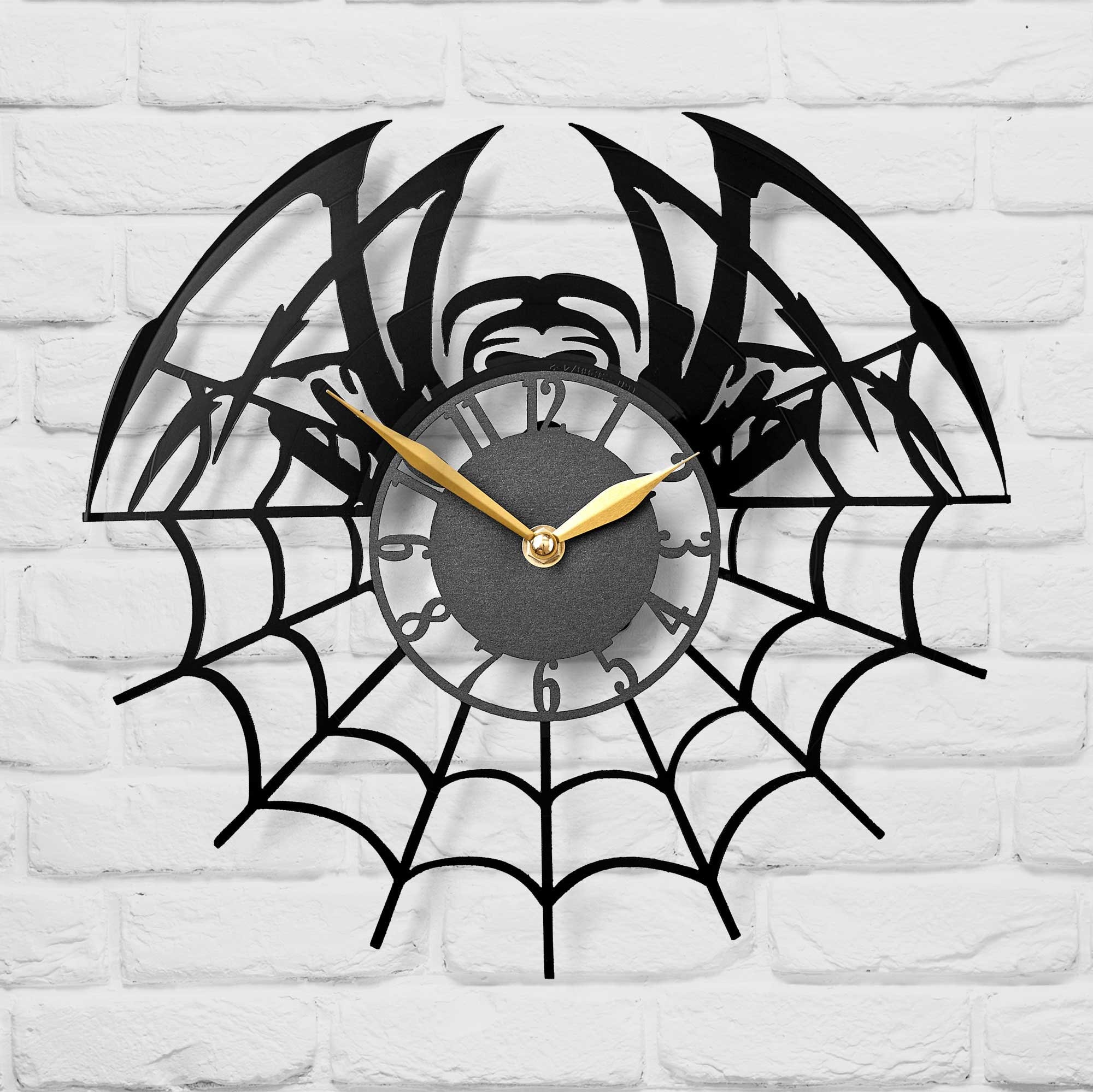Spiderman Clock Spider Clock - Etsy