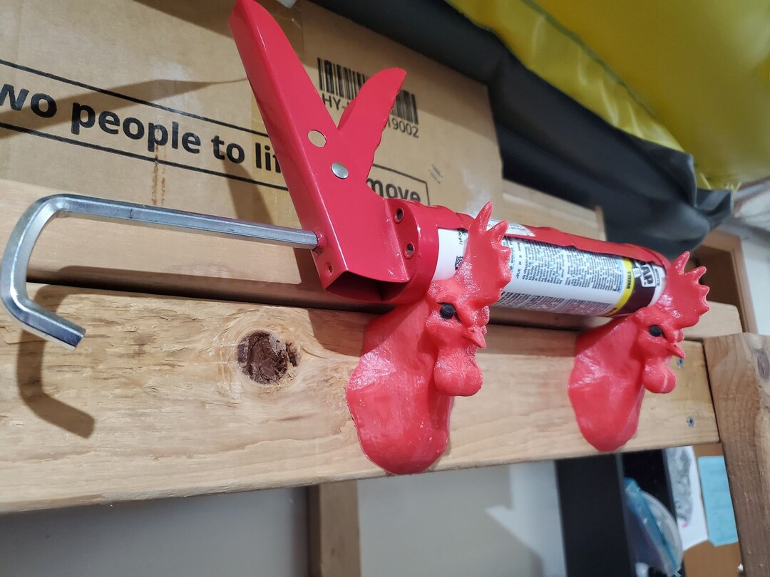 Rooster Pair Caulking Holder - Etsy
