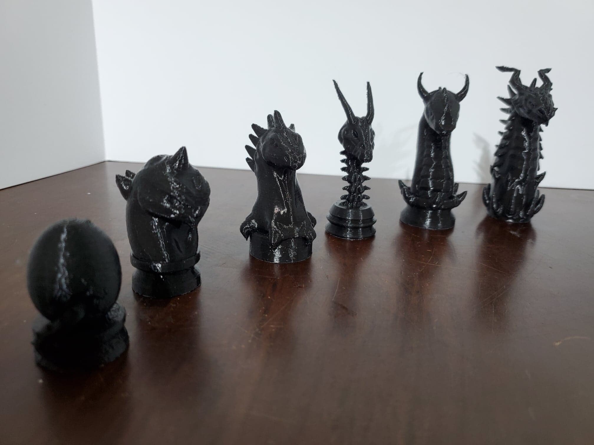 Dragon Chess Piece Set - Etsy