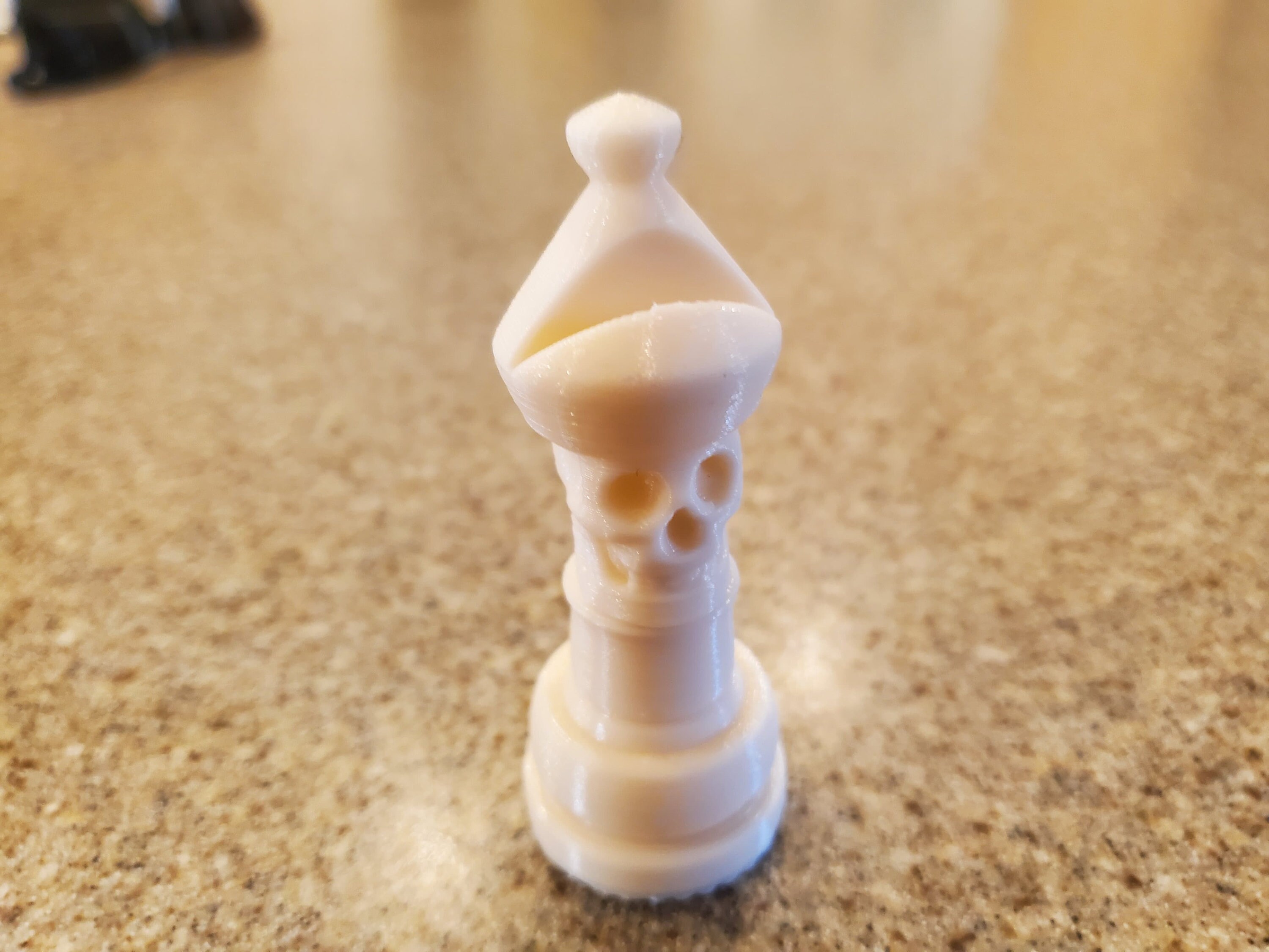 Skeleton Head Chess Piece Set - Etsy